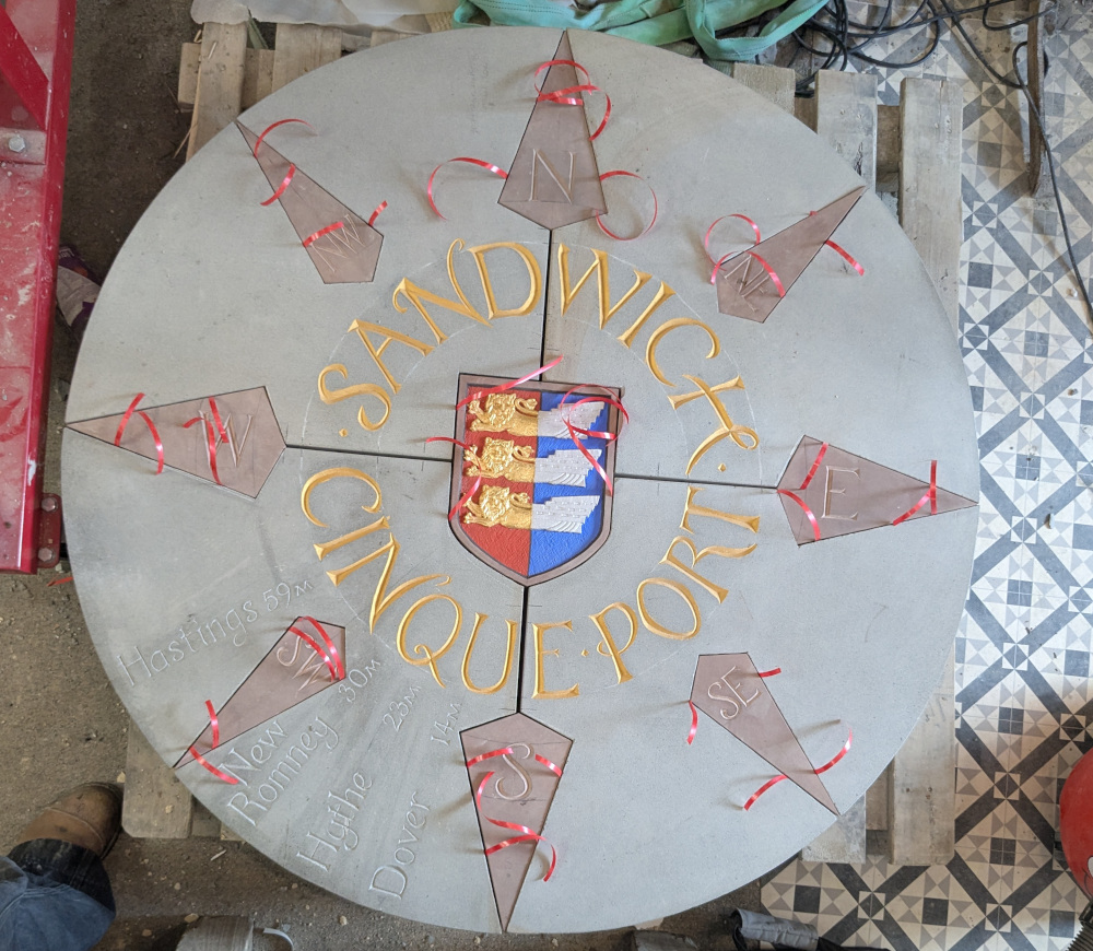 Cat's Eye Carving » Blog Archive » Compass Rose part 3.